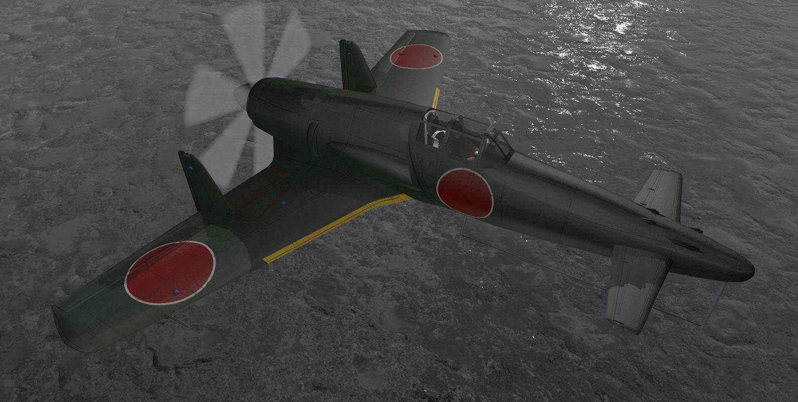 Kyushu J7W1 Shinden 3D model | CGTrader