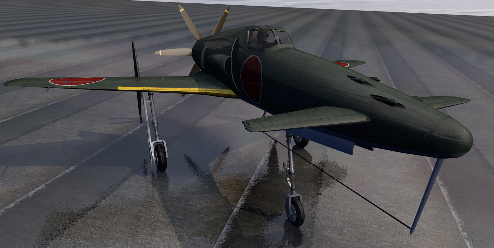 Kyushu J7W1 Shinden 3D model | CGTrader