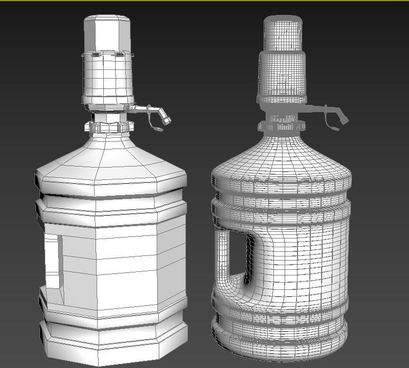 19l bottle free 3D model | CGTrader