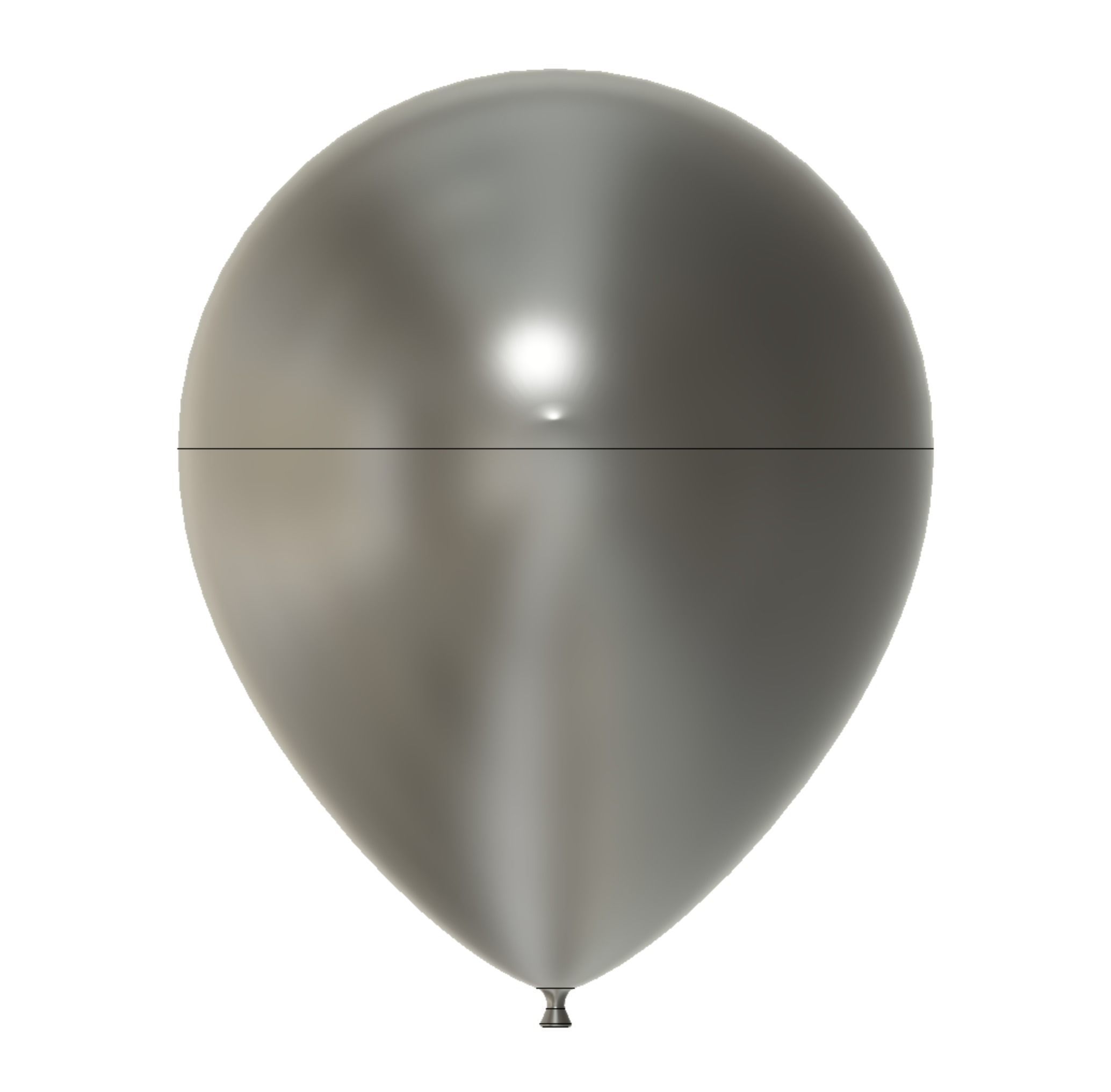3D model Balloon Low Polly Smooth 3d Model Solid and Mesh VR / AR / low ...