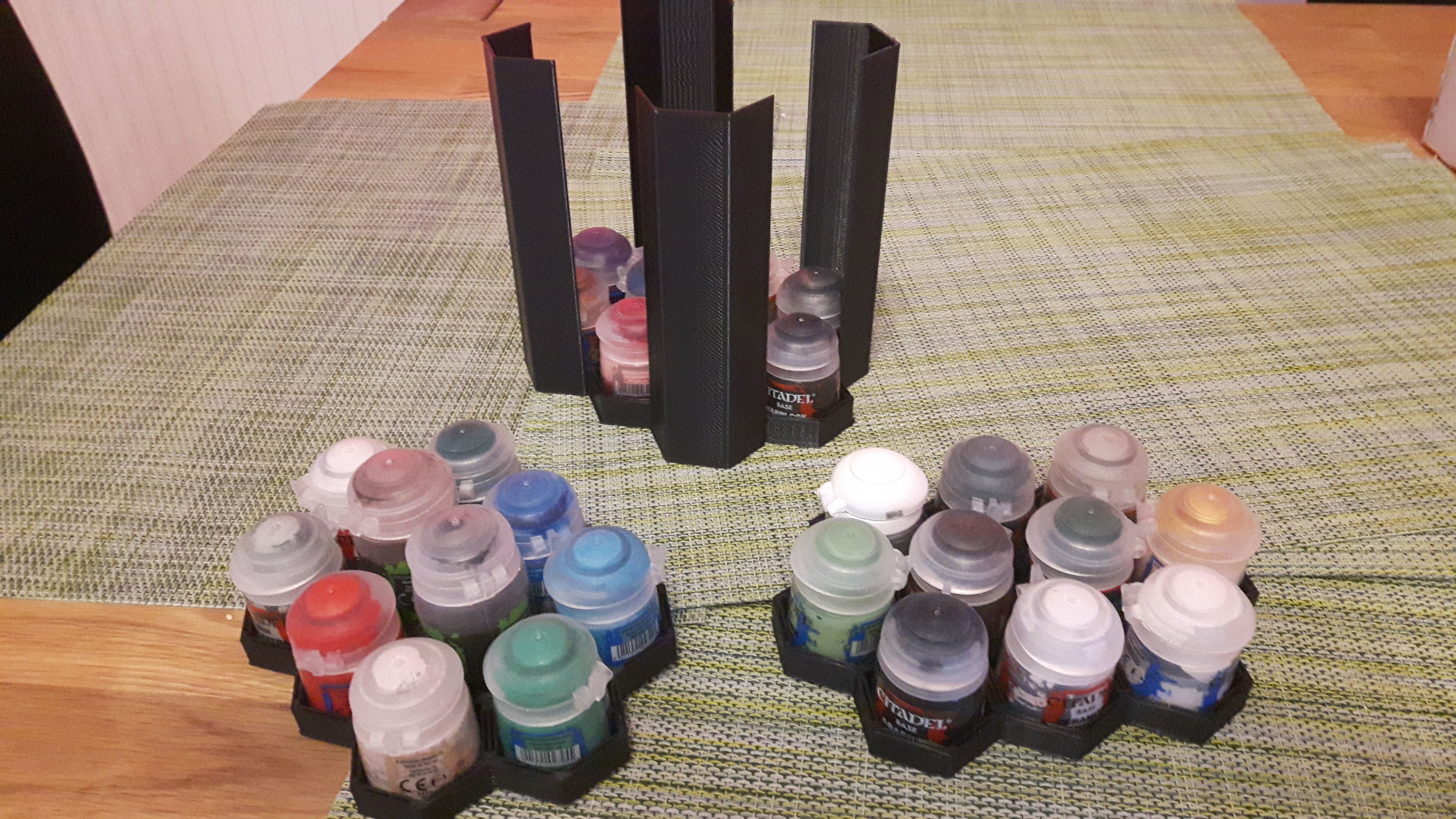 Citadel Paint Pot Holder and Storage 3D model 3D printable | CGTrader