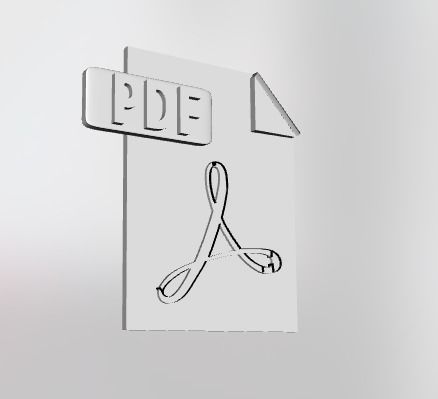 Pdf File free 3D model | CGTrader