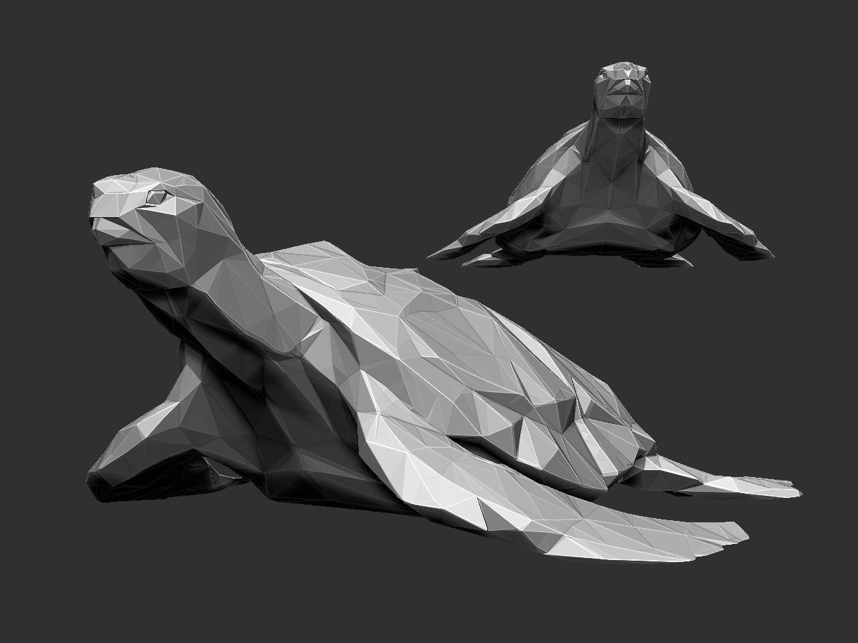 turtle triangle 3D model 3D printable | CGTrader
