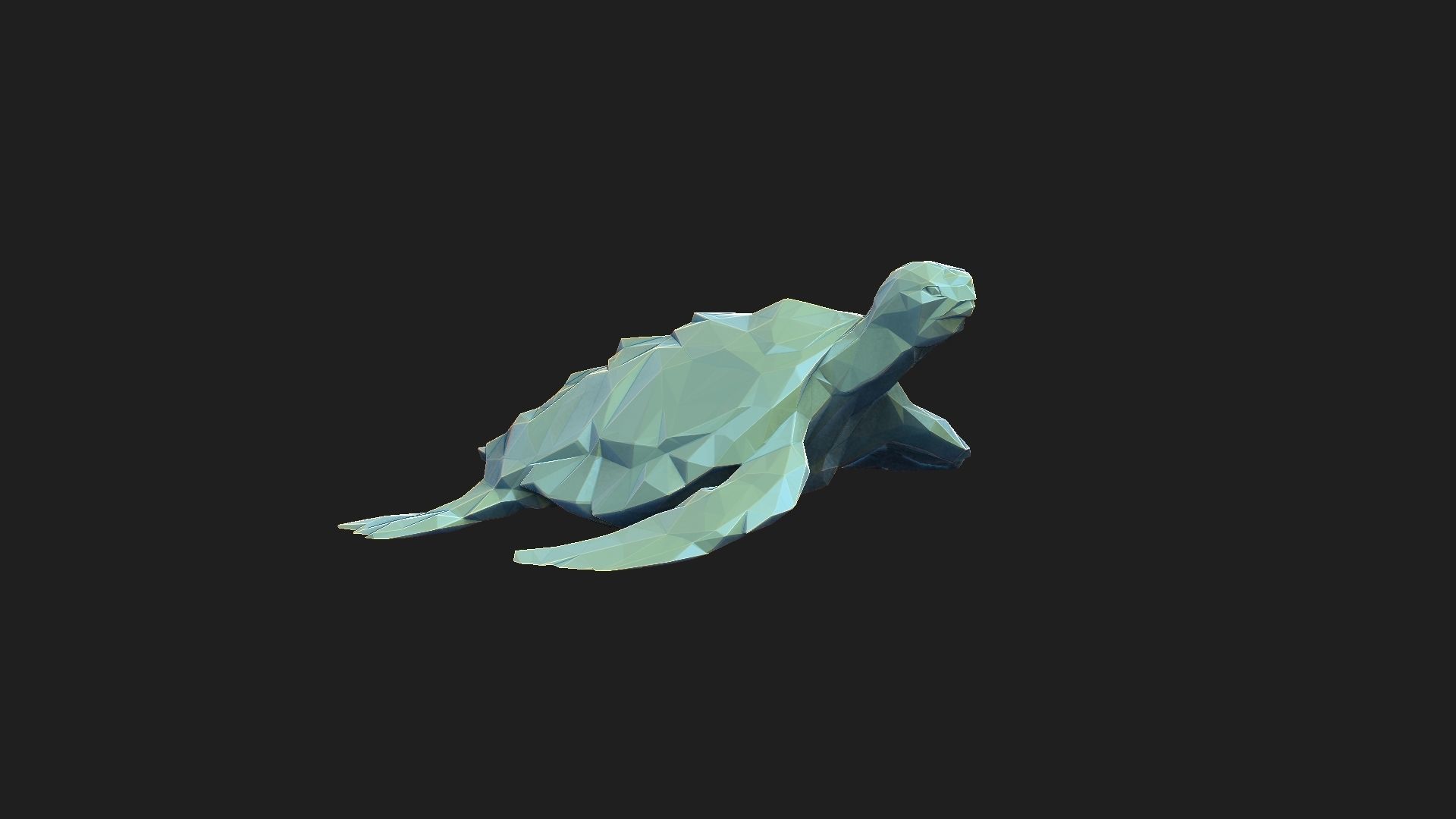 turtle triangle 3D model 3D printable | CGTrader