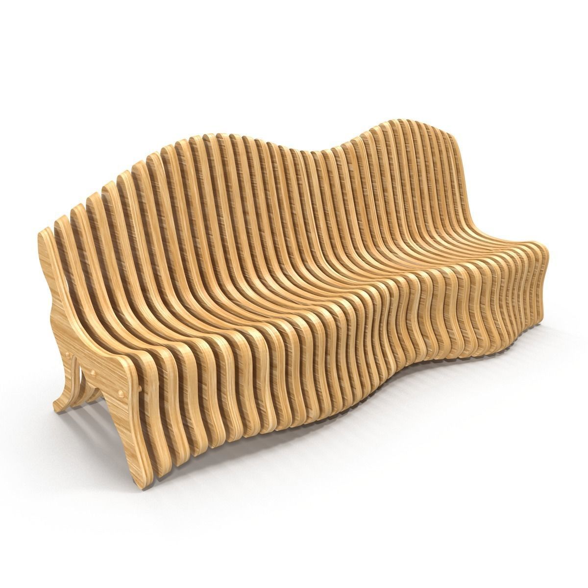 Parametric Bench 3D model | CGTrader