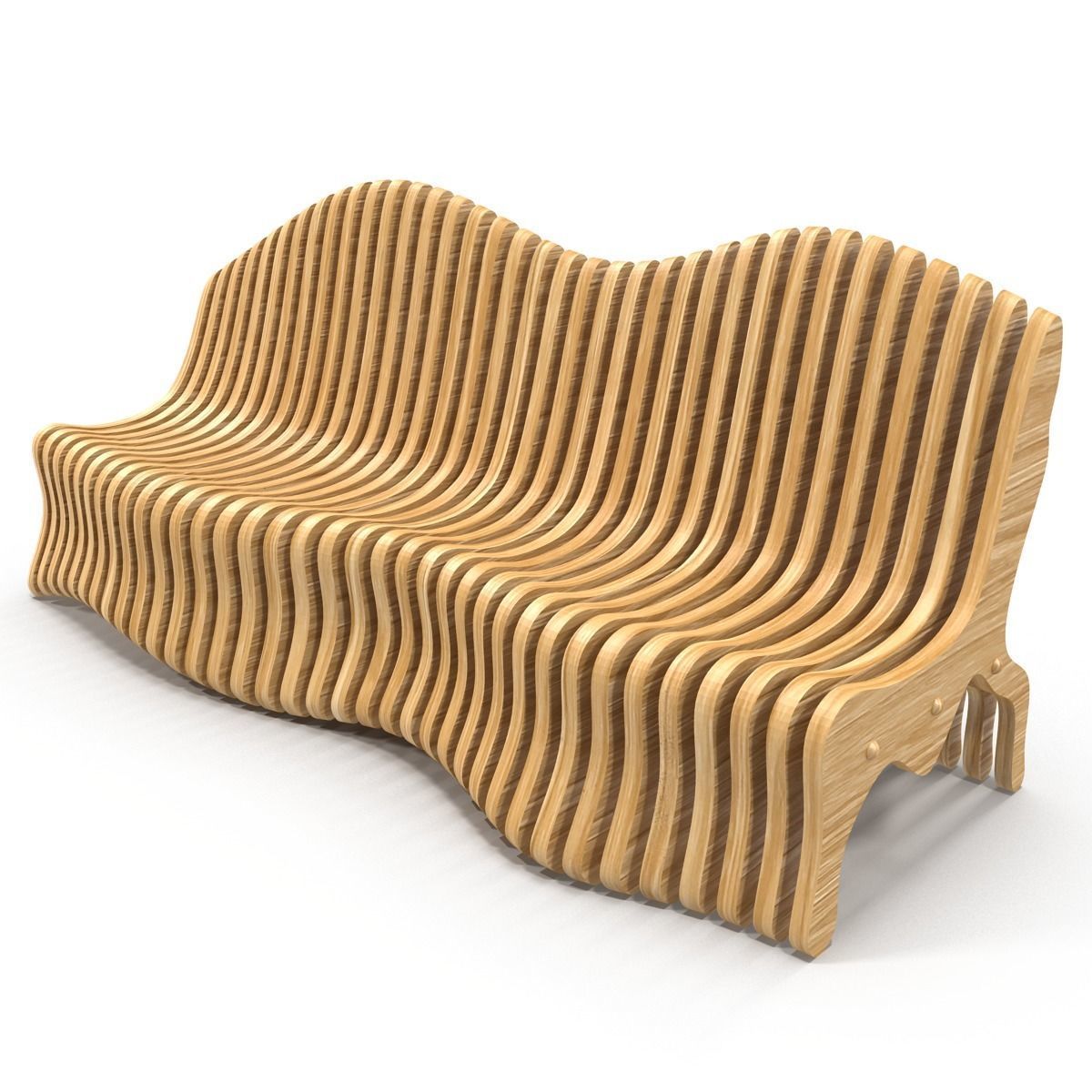 Parametric Bench 3D model | CGTrader