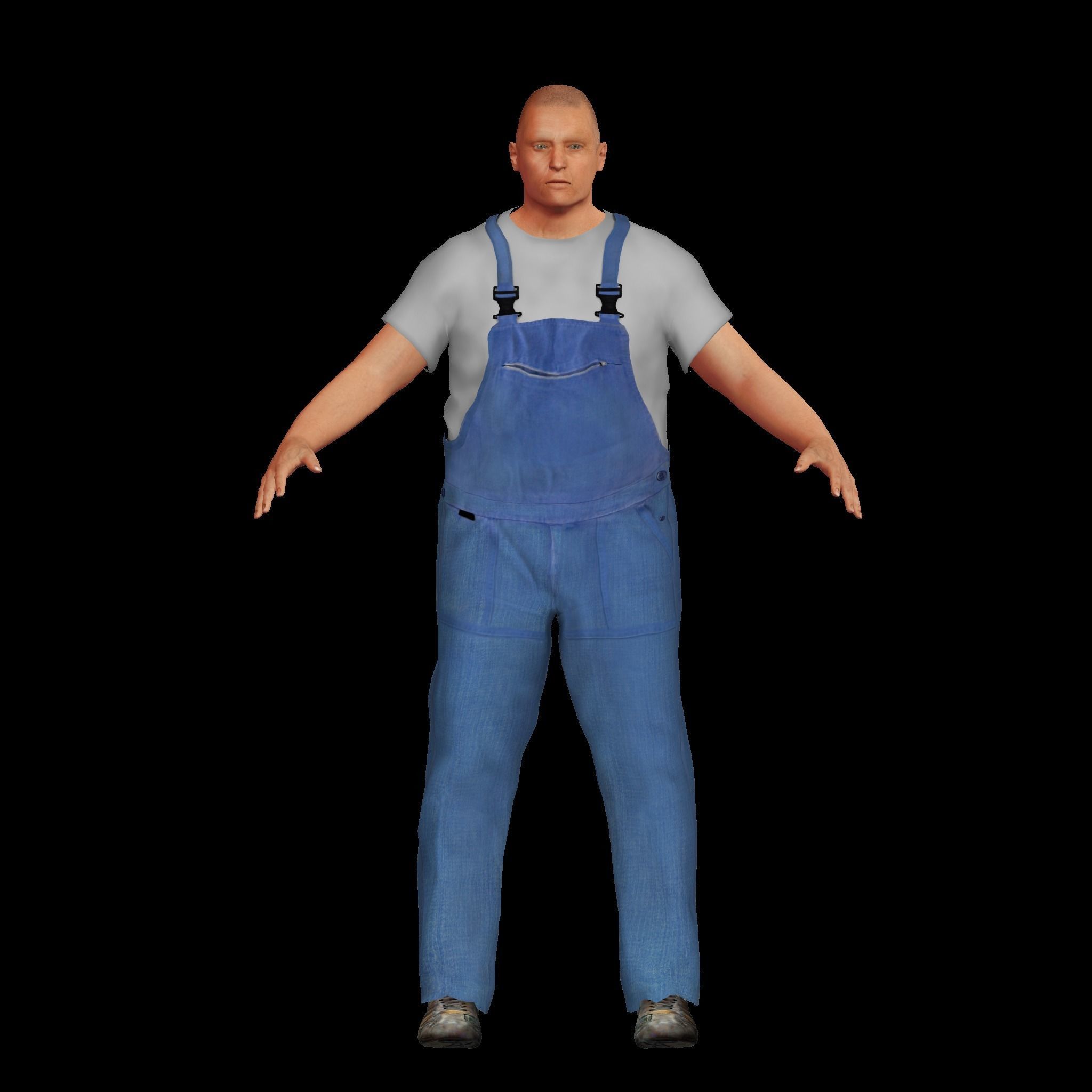 Workers characters pack free VR / AR / low-poly 3D model rigged | CGTrader