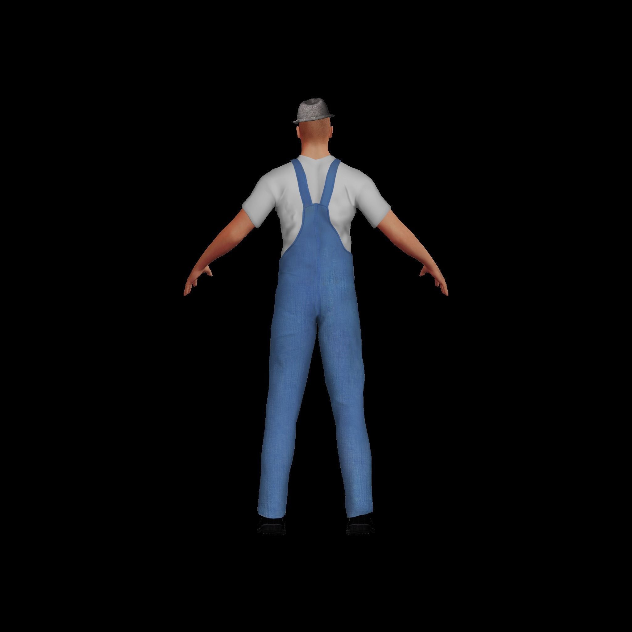 Workers characters pack free VR / AR / low-poly 3D model rigged | CGTrader
