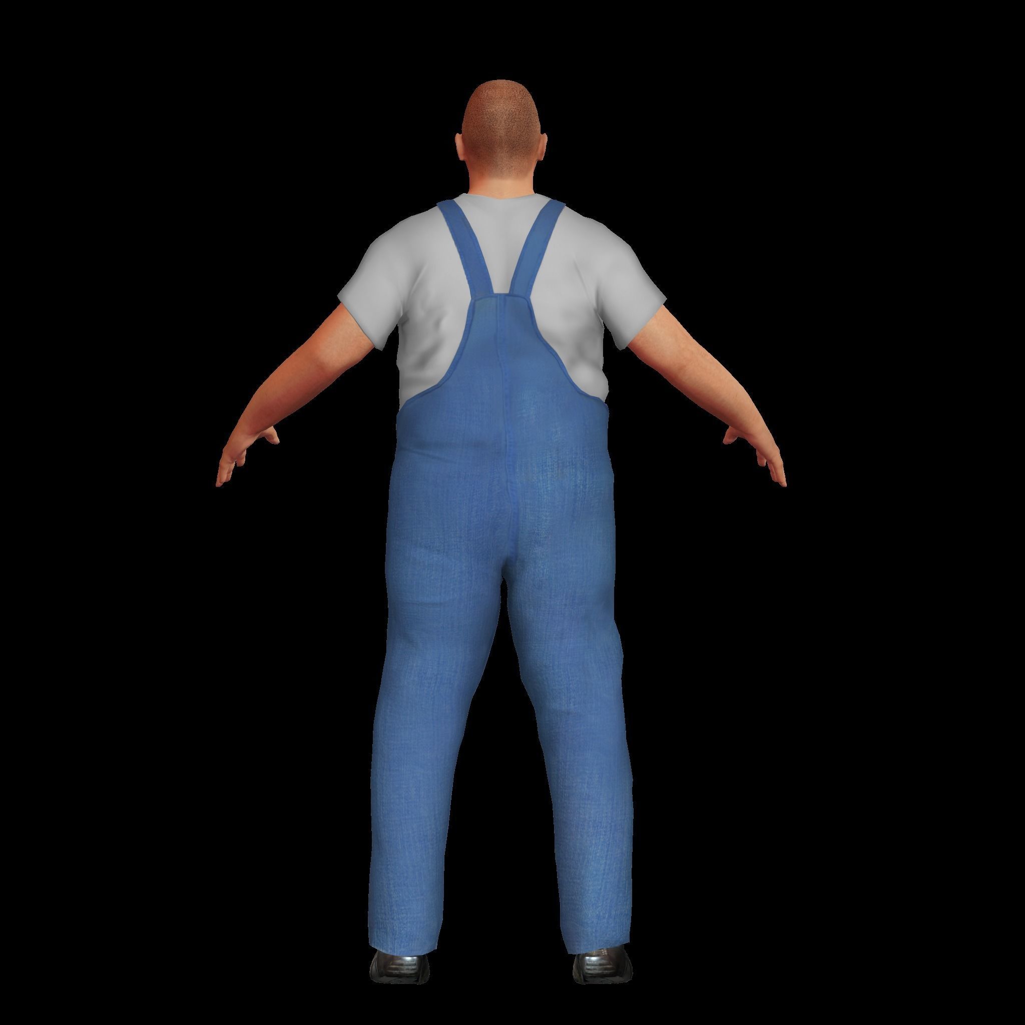 Workers characters pack free VR / AR / low-poly 3D model rigged | CGTrader