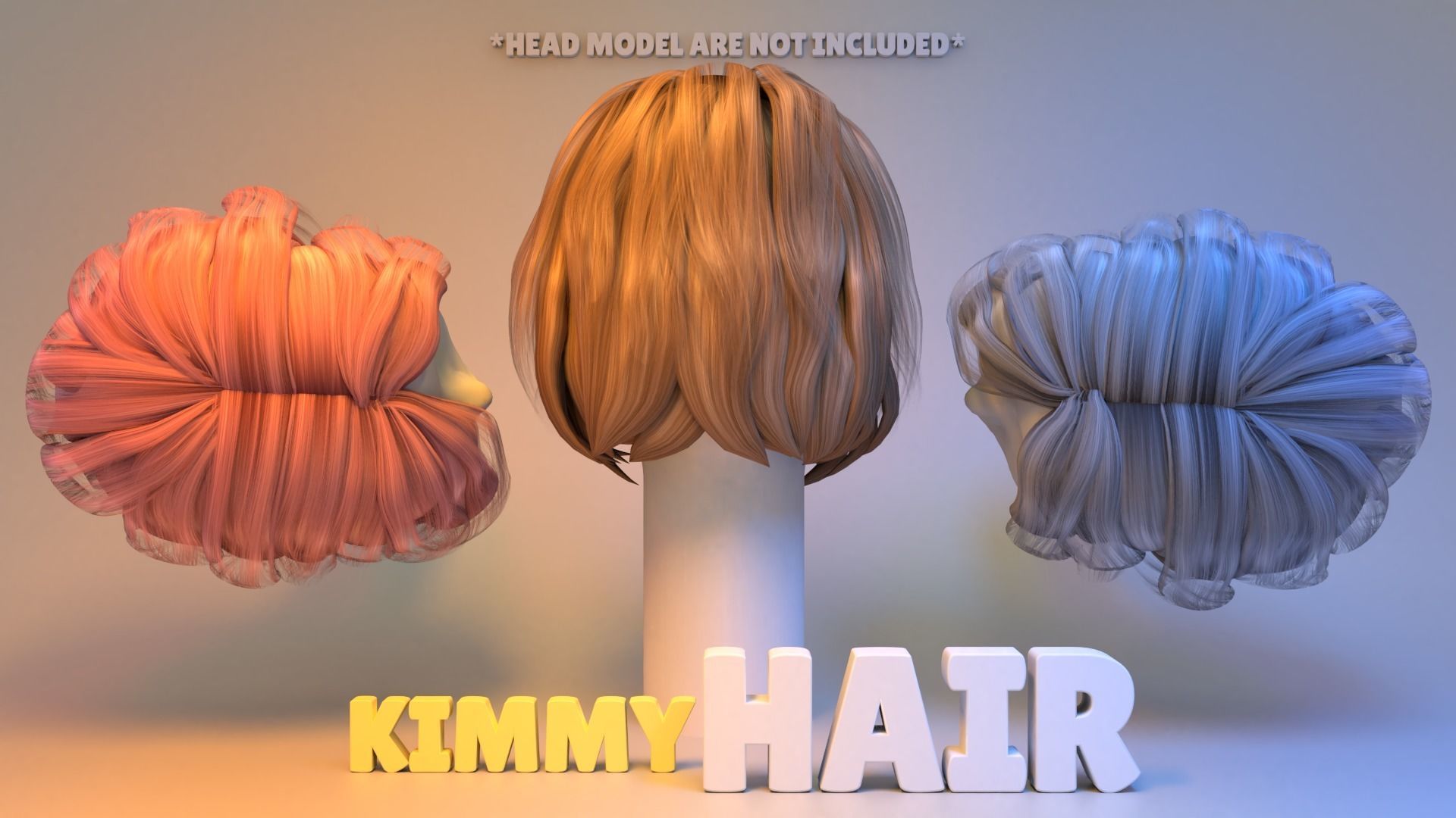 Kimmy Hair 3D model | CGTrader