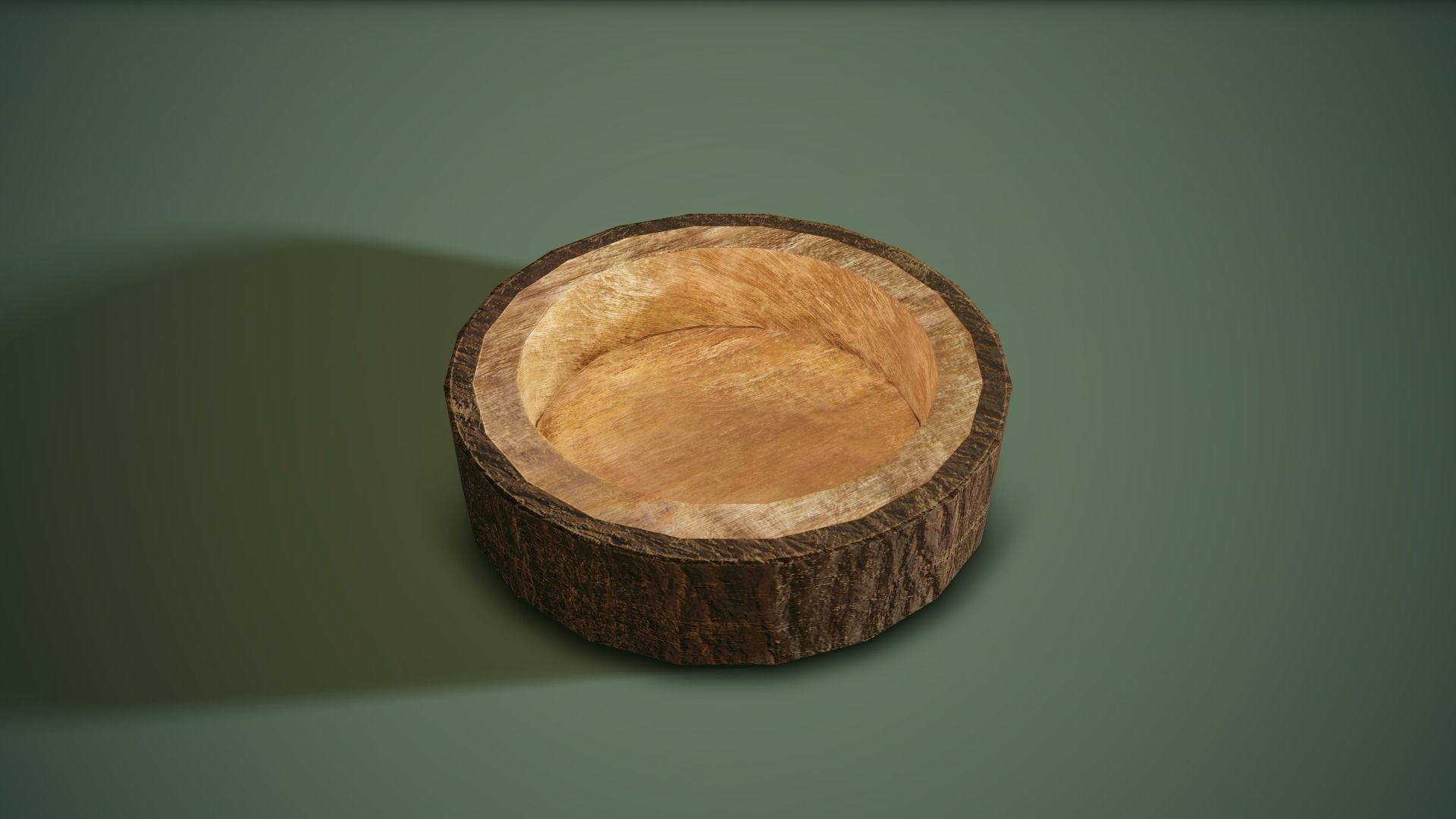 Bark Bowl Short free VR / AR / low-poly 3D model | CGTrader
