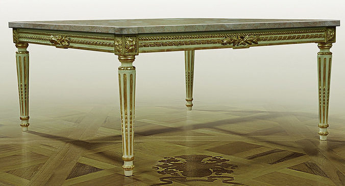 Classic table 3D model | CGTrader