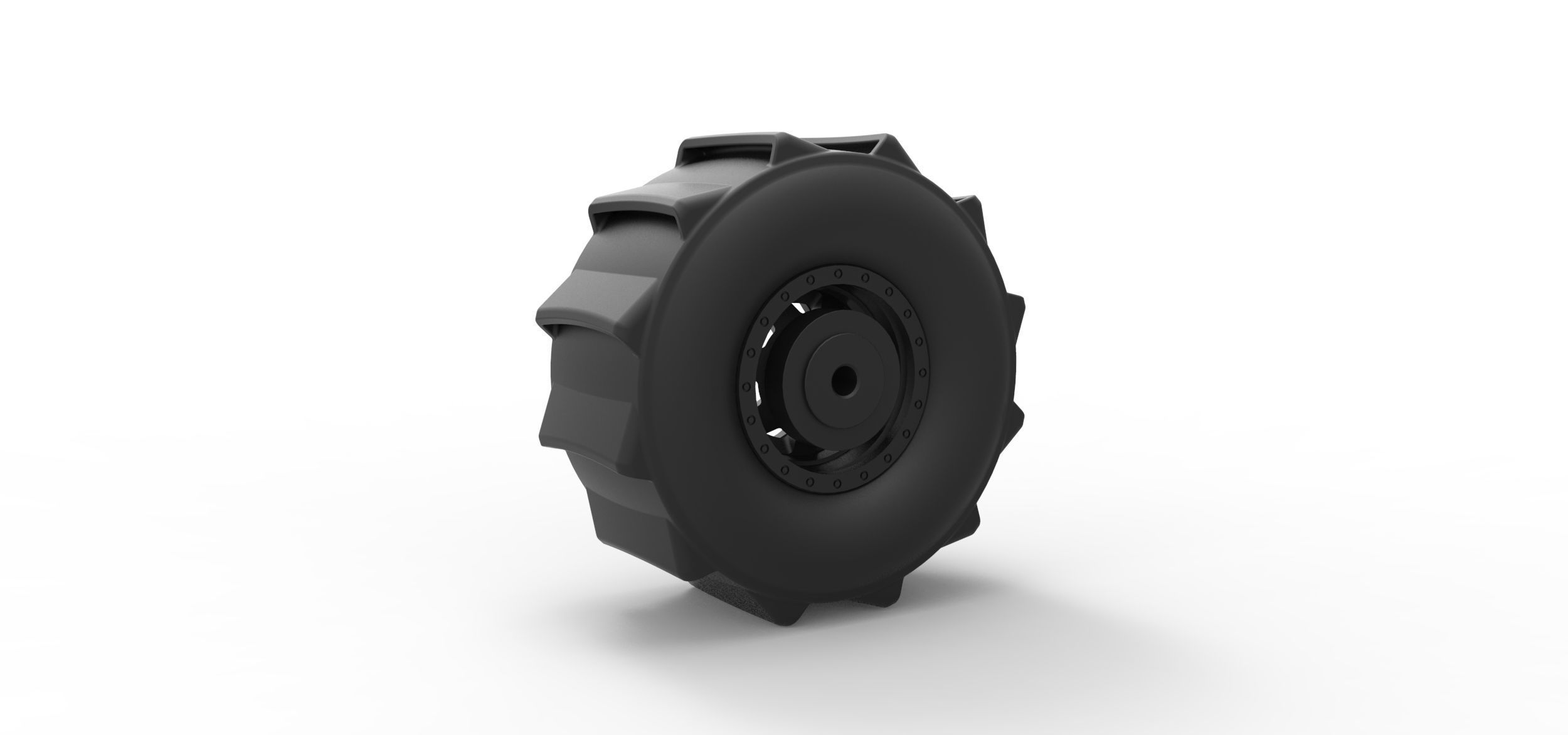 Wheel for mud drag racing 3D model 3D printable | CGTrader