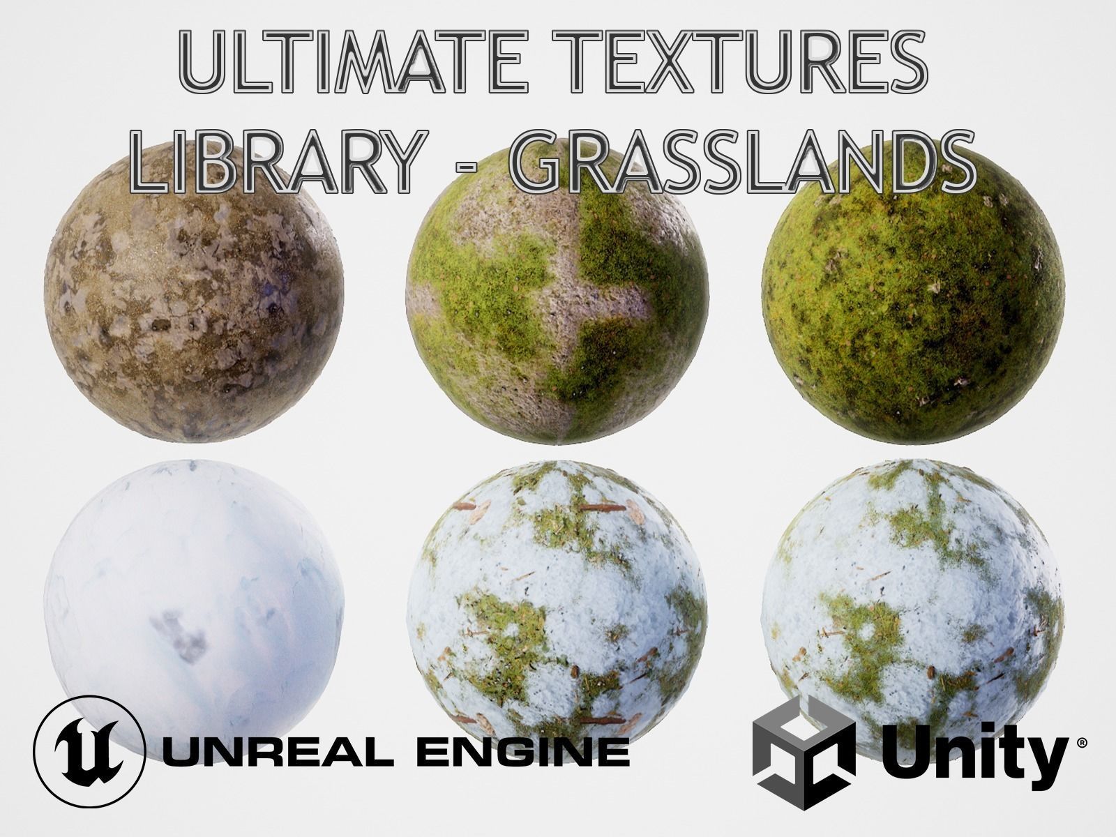 Texture Ultimate Texture Library - Grasslands VR / AR / low-poly | CGTrader