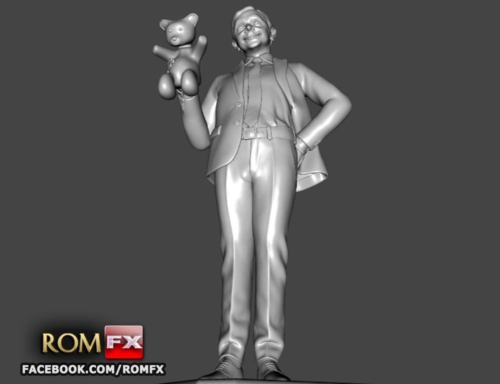 Mr Bean - Rowan Atkinson - Figure Printable 3D model 3D printable ...