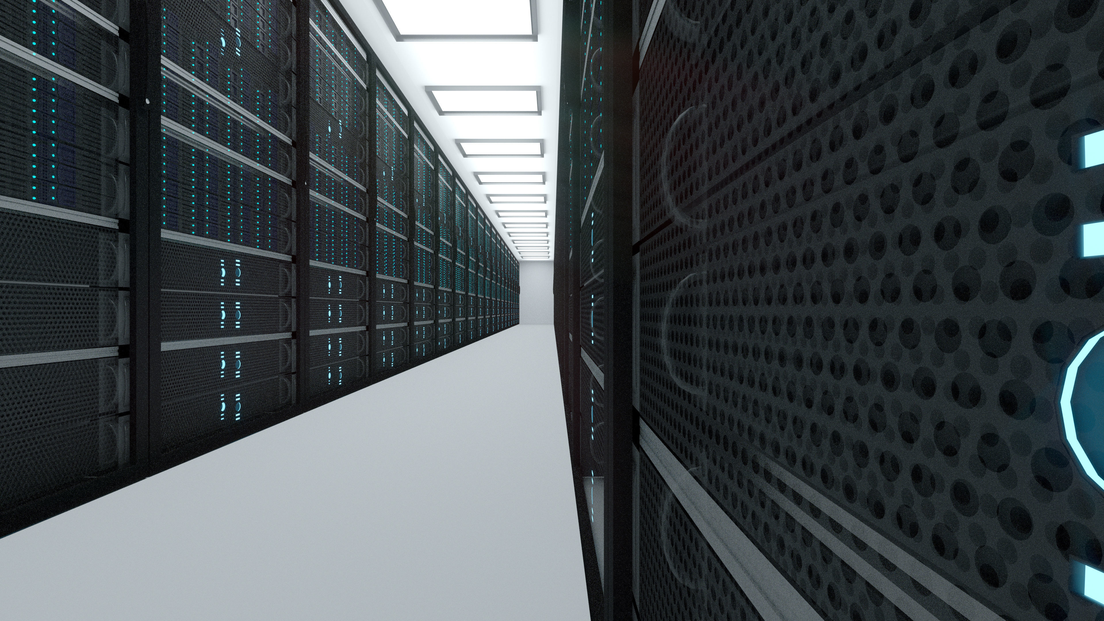 Server room 3D model | CGTrader