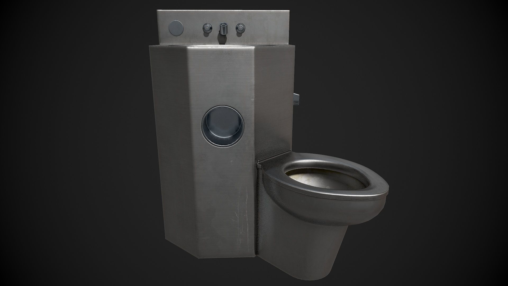 3D model Prison Toilet VR / AR / low-poly | CGTrader