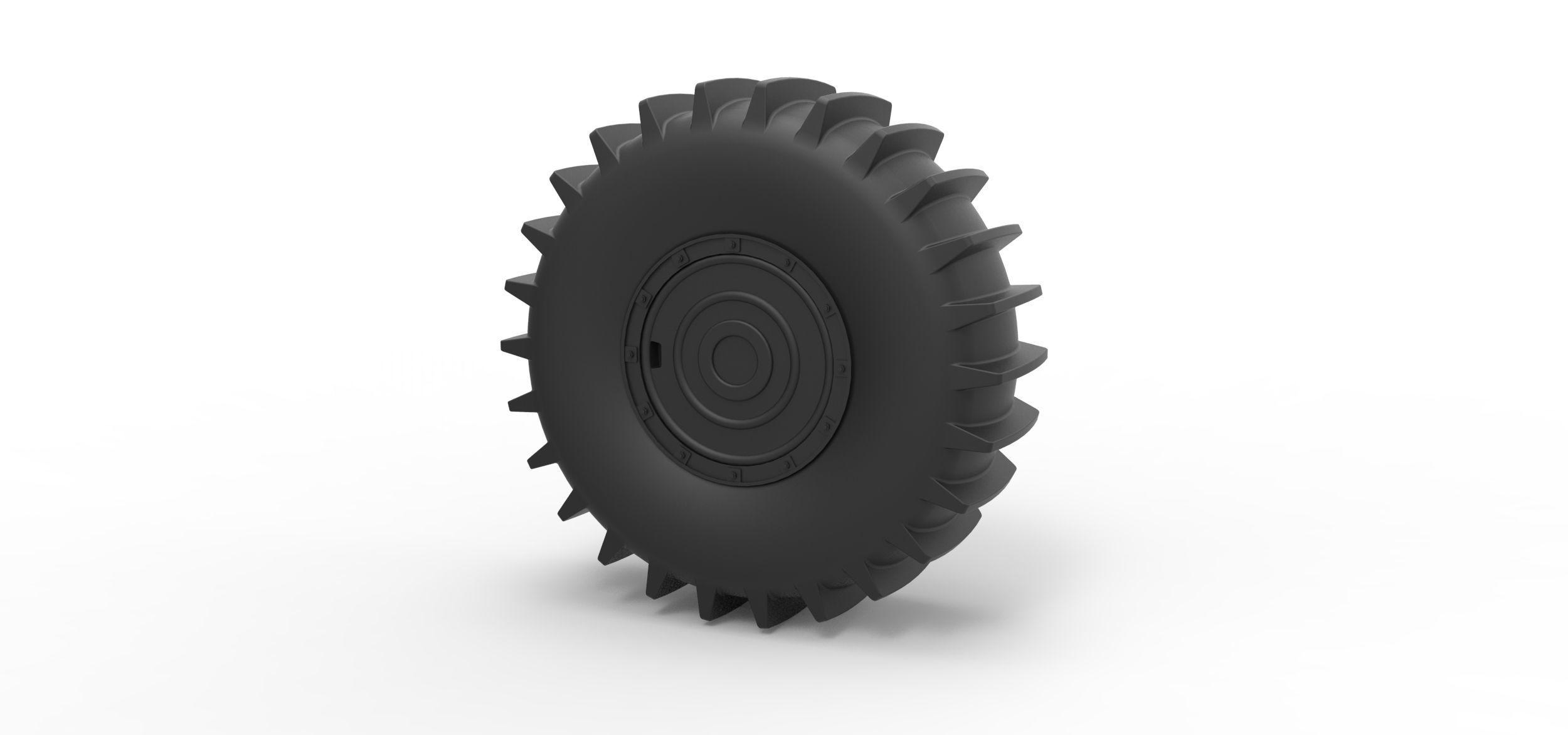Wheel from SHERP ATV 3D model 3D printable | CGTrader