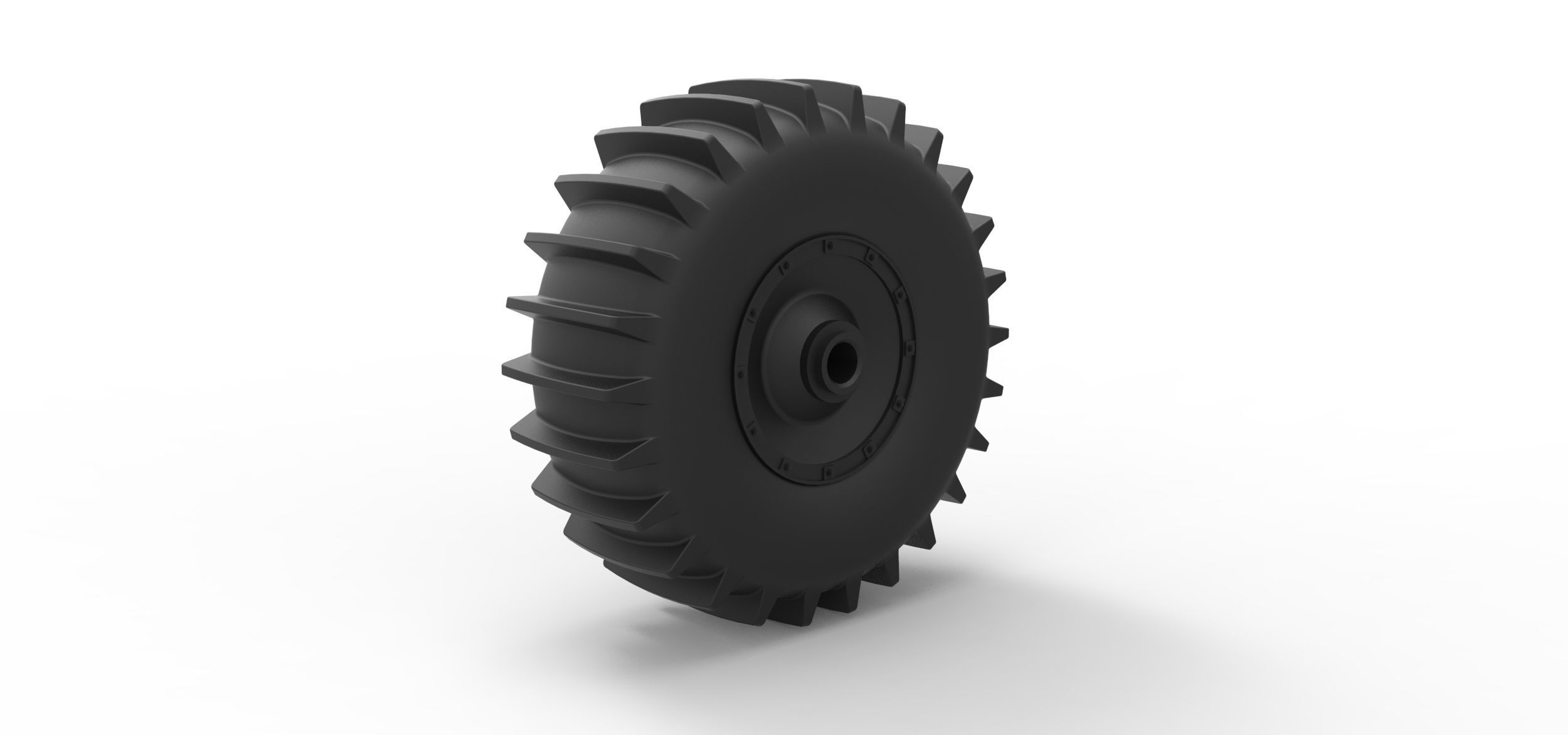 Wheel from SHERP ATV 3D model 3D printable | CGTrader