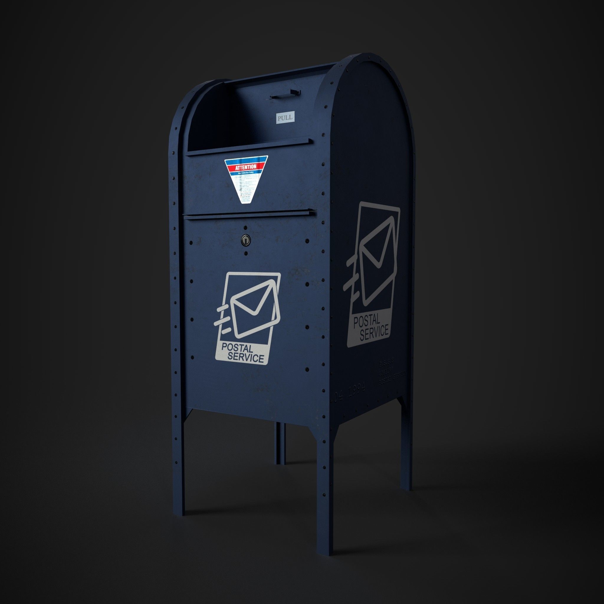 3D model Realistic MailBox Pack - PBR VR / AR / low-poly | CGTrader
