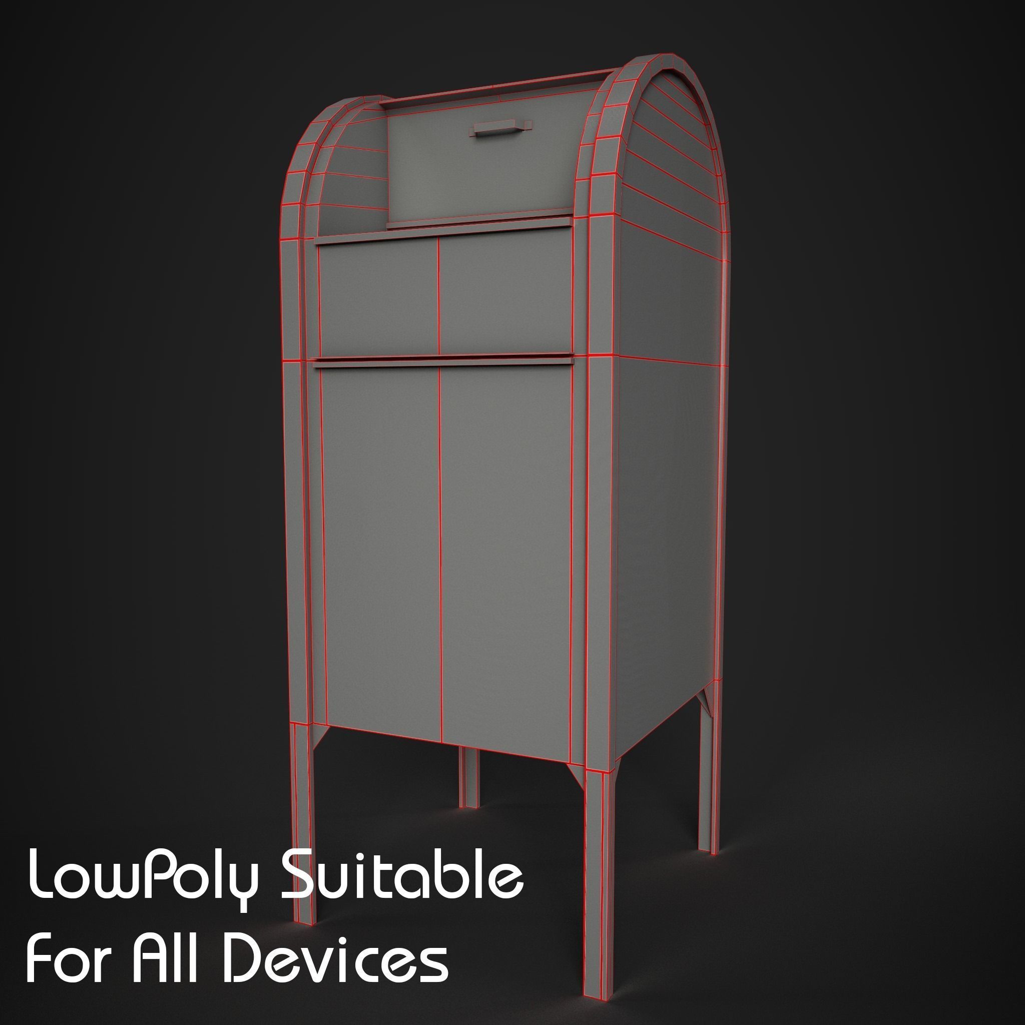 3D model Realistic MailBox Pack - PBR VR / AR / low-poly | CGTrader