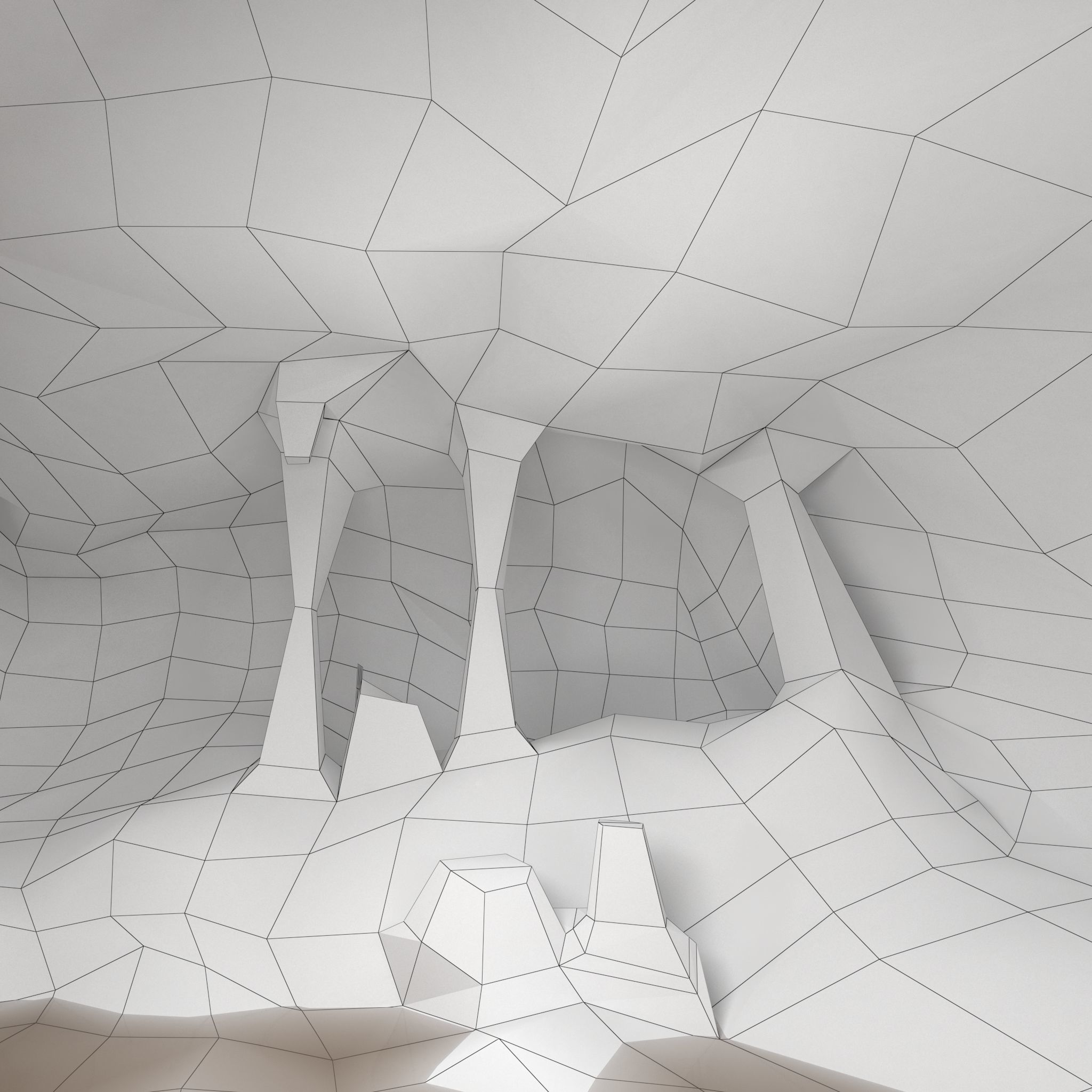 3D model Cave Low-Poly Game Ready interior of VR / AR / low-poly | CGTrader