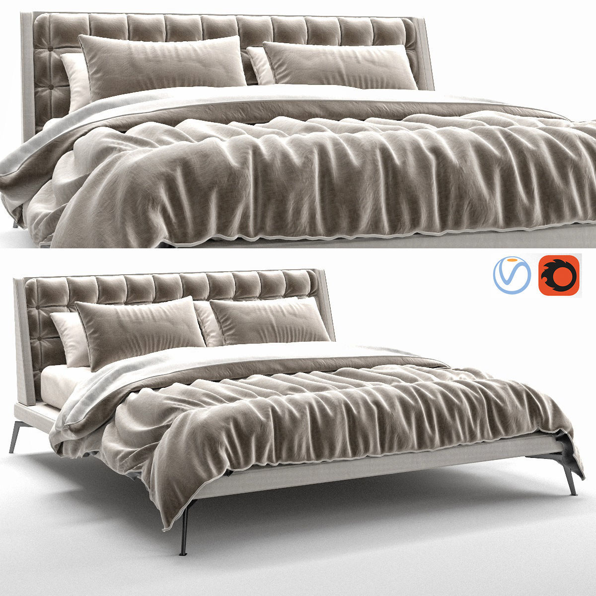 Informa Bed 3D model | CGTrader