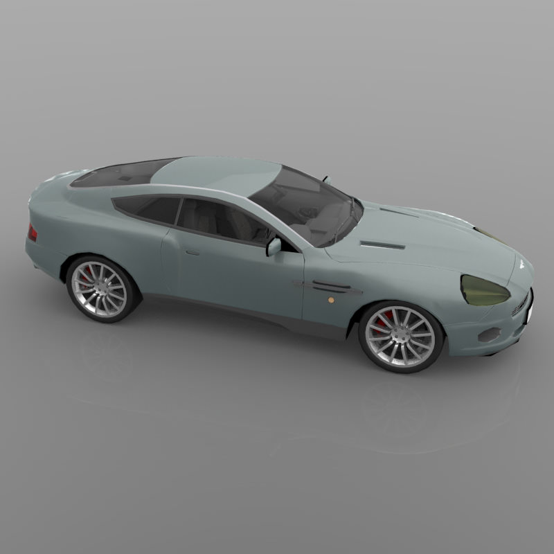 Aston Martin DB7 Vanquish 3D model | CGTrader