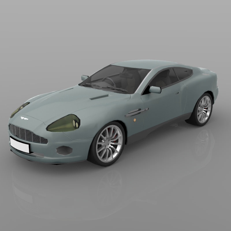 Aston Martin DB7 Vanquish 3D model | CGTrader