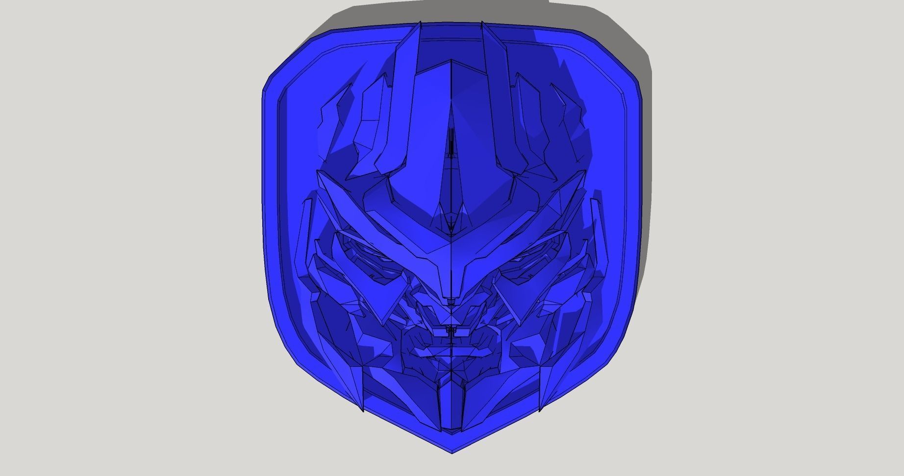 Megatron Emblem for Dodge Truck 3D model 3D printable | CGTrader