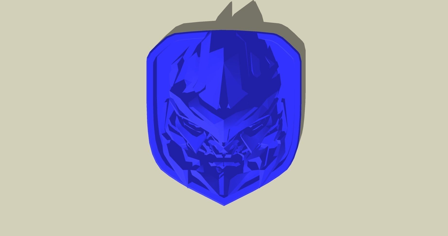 Megatron Emblem for Dodge Truck 3D model 3D printable | CGTrader