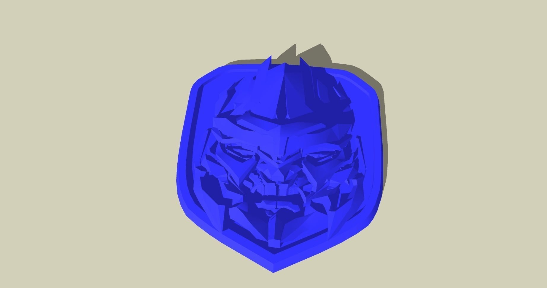 Megatron Emblem for Dodge Truck 3D model 3D printable | CGTrader