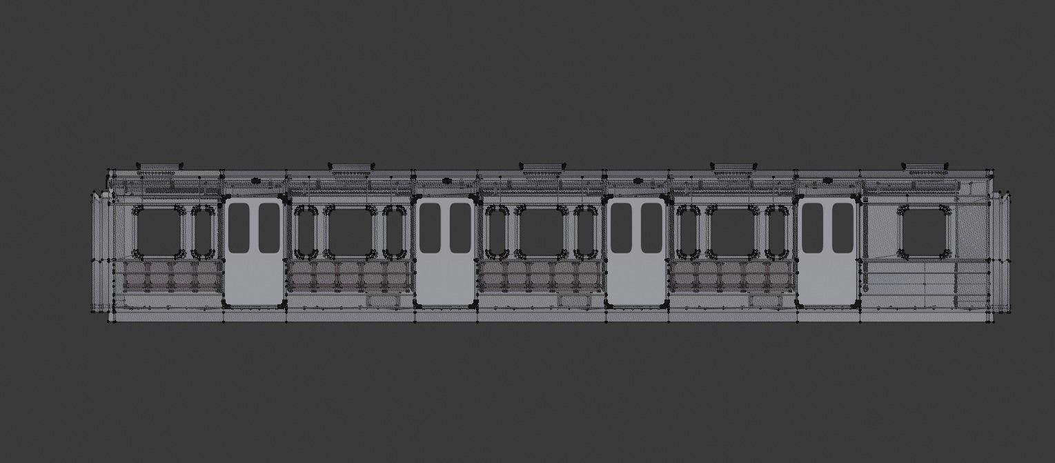 Subway train from Buenos Aires metro 3D model | CGTrader