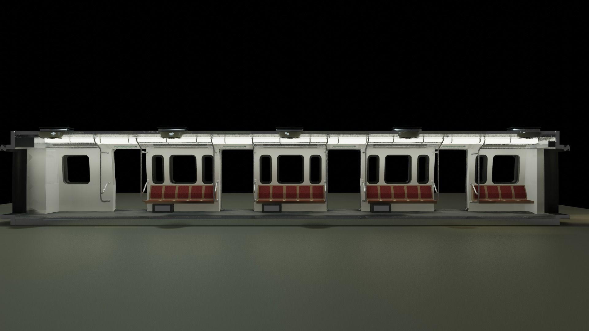 Subway train from Buenos Aires metro 3D model | CGTrader