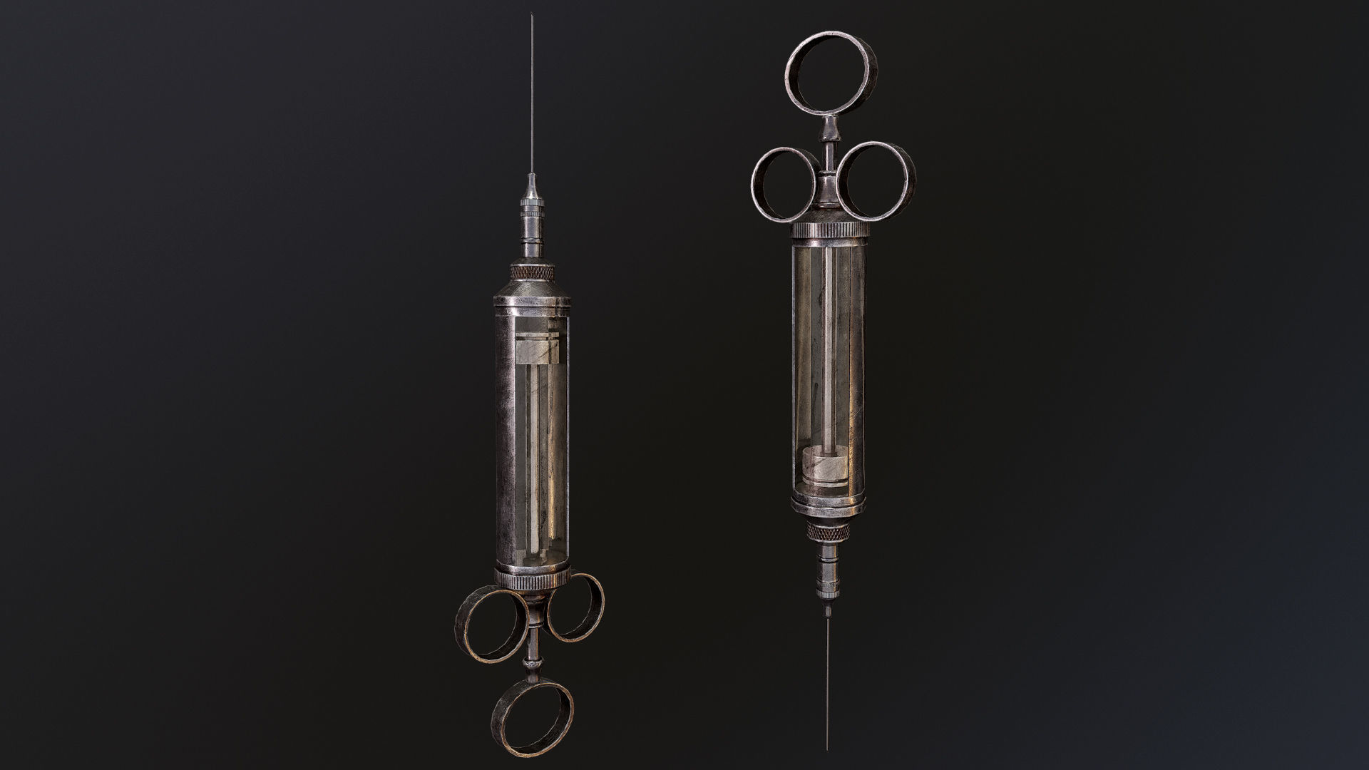 3D model Antique Syringe - PBR Game Ready VR / AR / low-poly | CGTrader