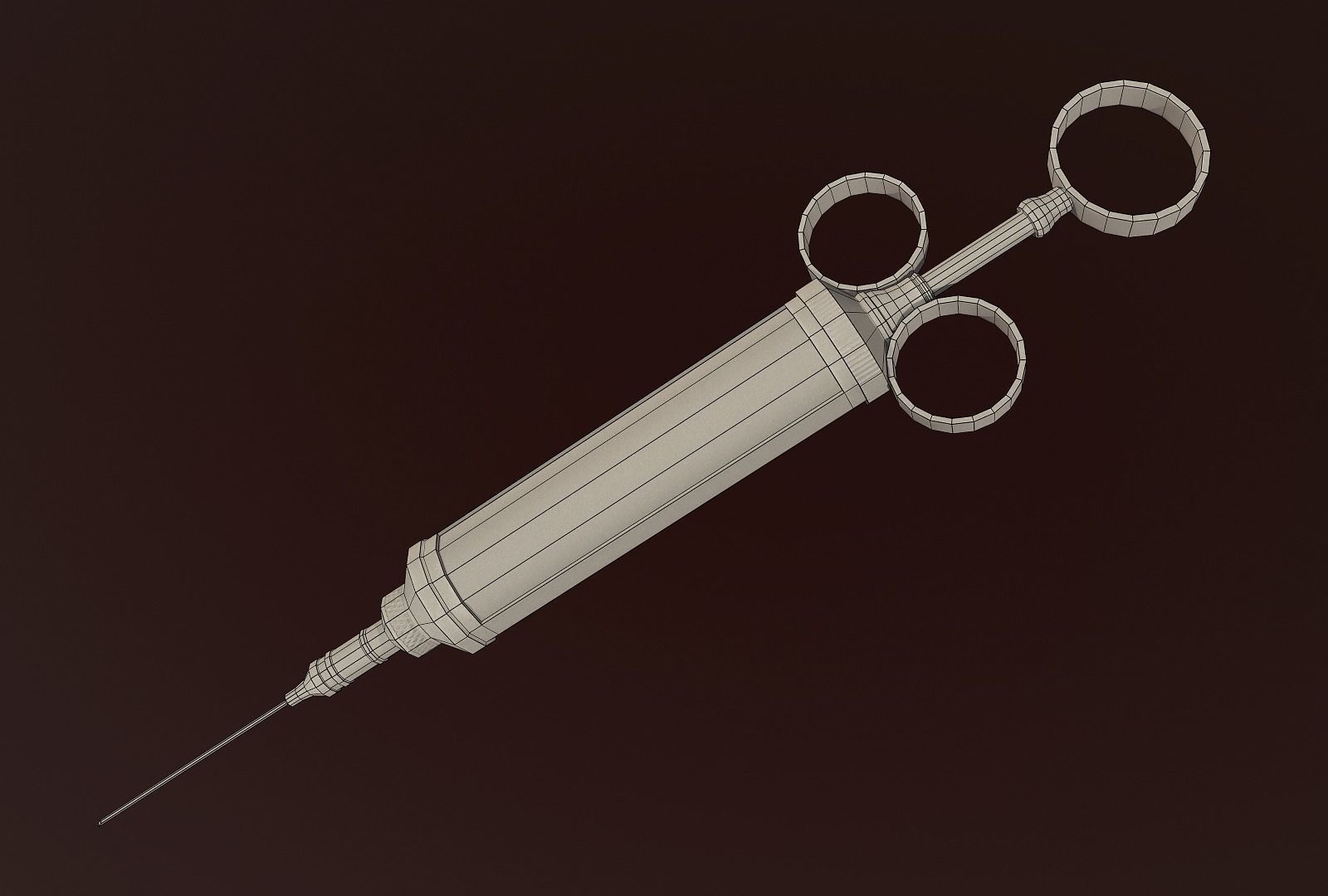 3D model Antique Syringe - PBR Game Ready VR / AR / low-poly | CGTrader