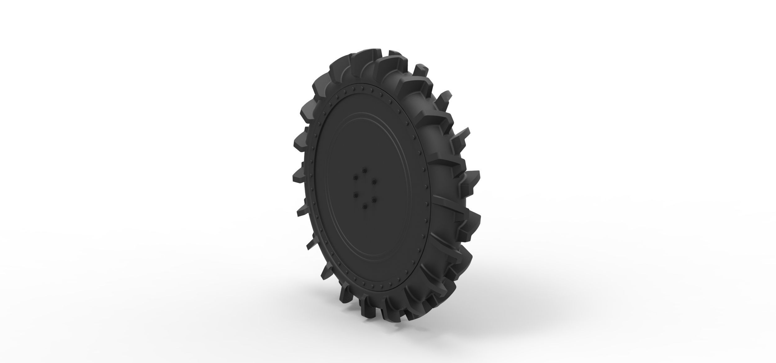Wheel from swamp buggy 3D model 3D printable | CGTrader