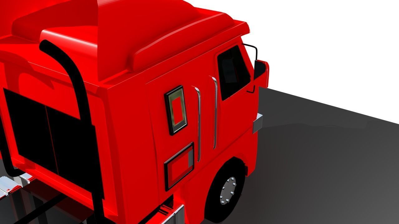 Heavy Truck Low Poly free VR / AR / low-poly 3D model | CGTrader