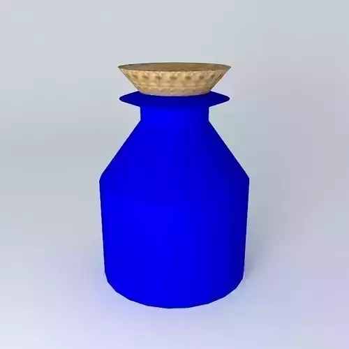 Ink Jar free 3D model | CGTrader