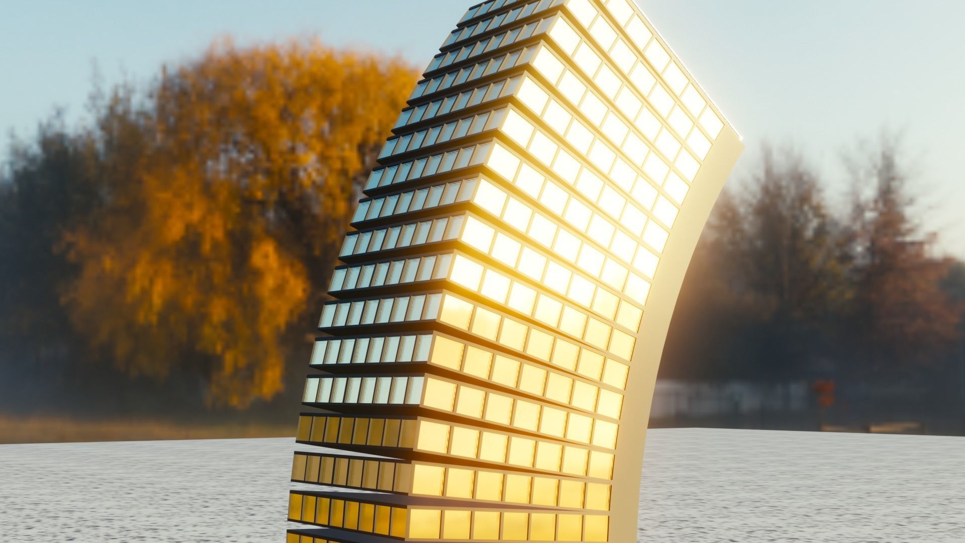 3D model Flexible Building VR / AR / low-poly | CGTrader