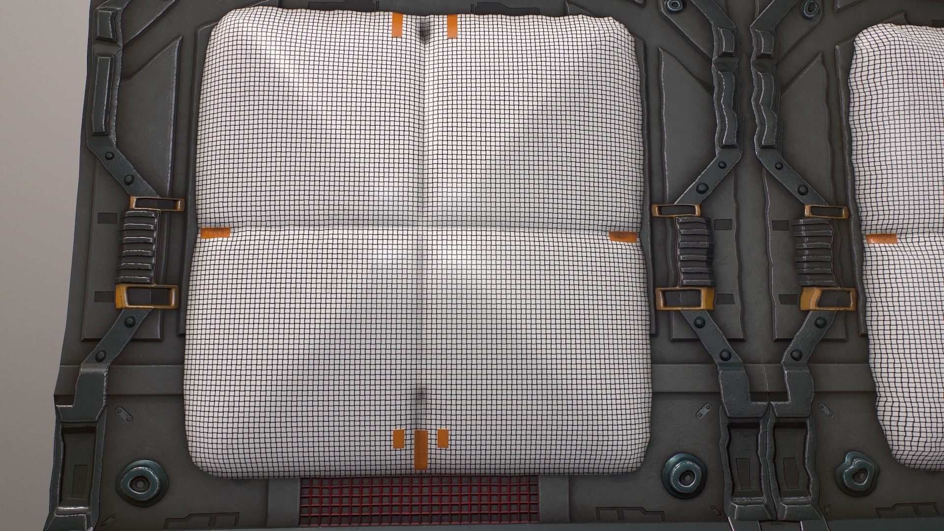 Texture PBR tileable sci fi space ship wall panel textures VR / AR ...