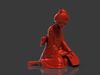 Sad Geisha 3D Sculpture 3D model 3D printable | CGTrader