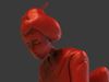 Sad Geisha 3D Sculpture 3D model 3D printable | CGTrader