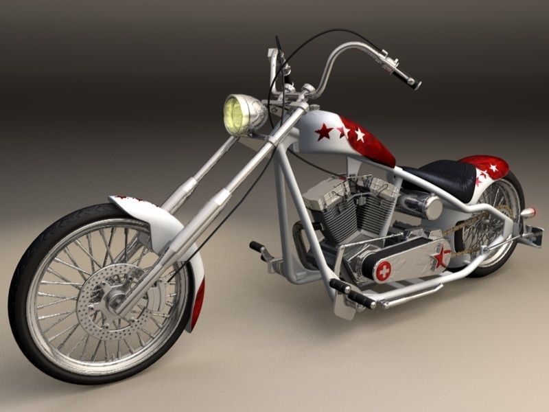 Chopper VS 3D model | CGTrader