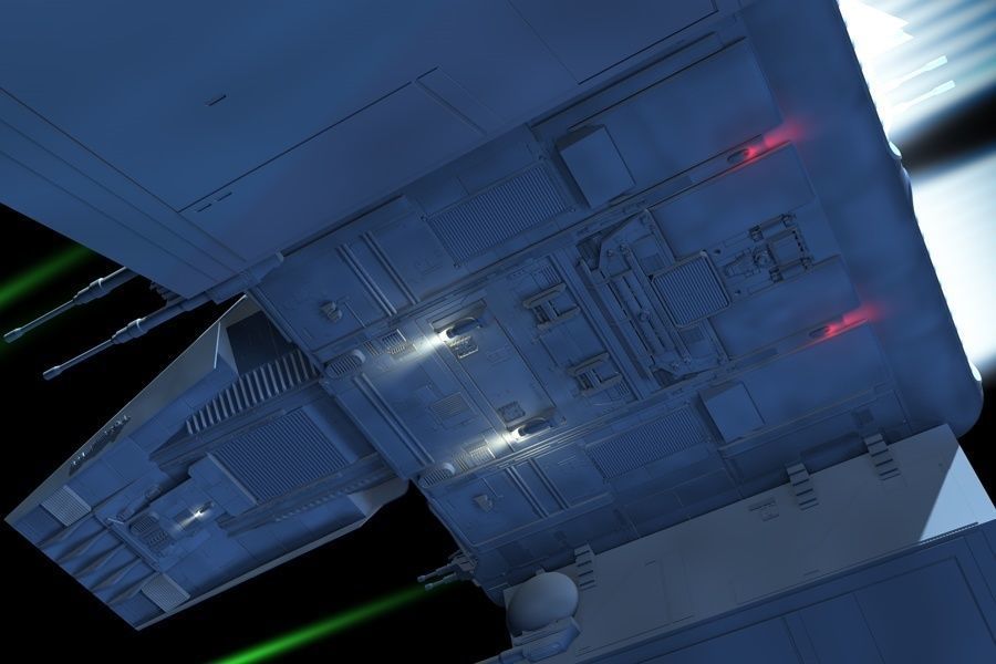 Space Shuttle Tydirium Star Wars 3D model | CGTrader