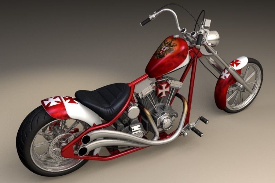 Chopper EL 3D model | CGTrader