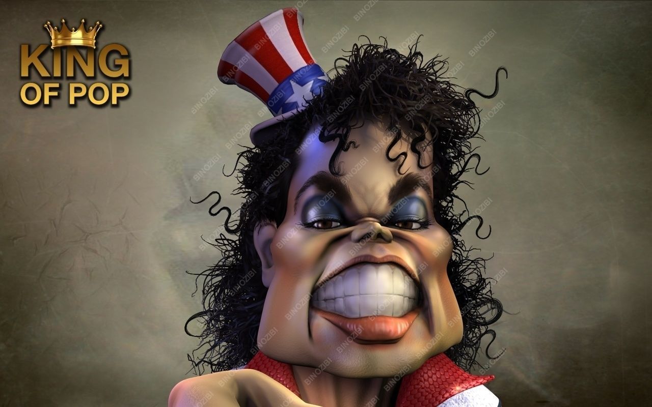 Caricature of Michael Jackson 3D model | CGTrader