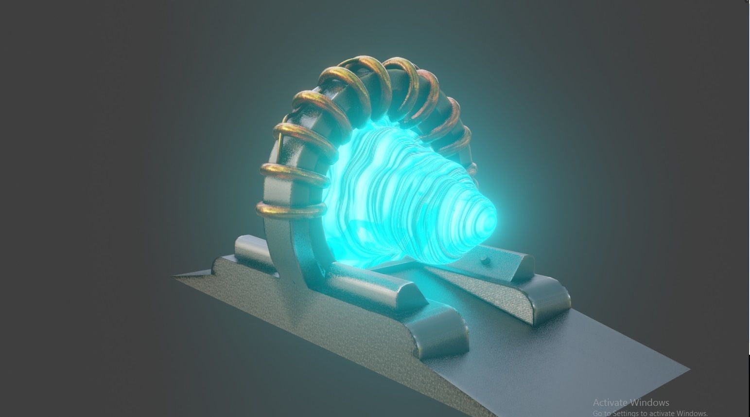 sci-fi time portal 3D model | CGTrader