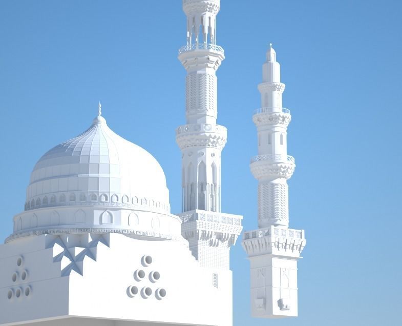 Muhammad Mosque 3D model | CGTrader