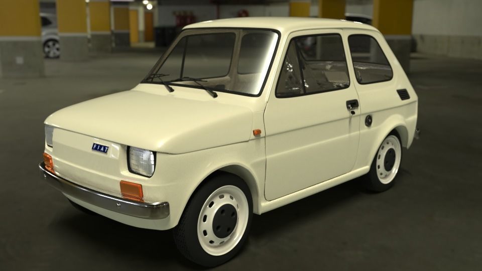 Fiat 126p 3D model | CGTrader